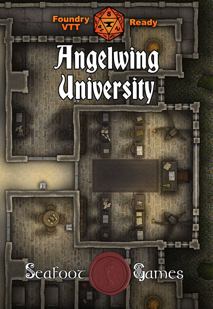 Angelwing Universtity 40x30 Battlemap with Adventure (FoundryVTT Ready ...