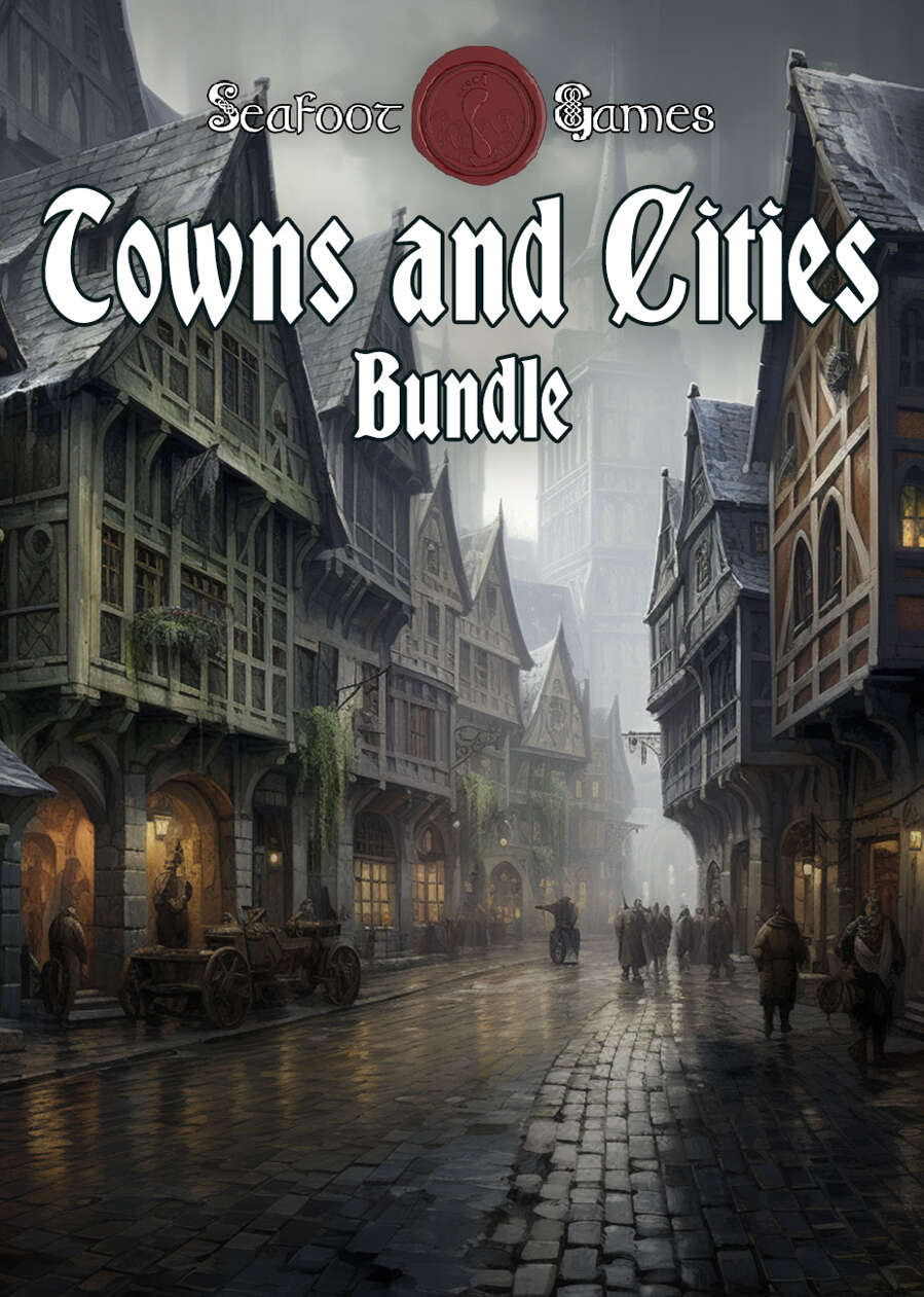 Towns and Cities Battlemap Bundle [BUNDLE] - Seafoot Games | DriveThruRPG