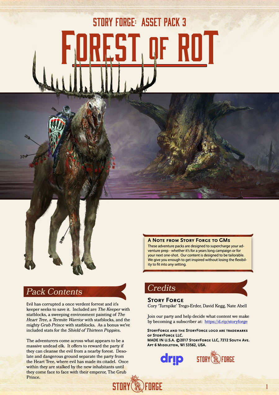 Forest of Rot 003 - StoryForge | DriveThruRPG