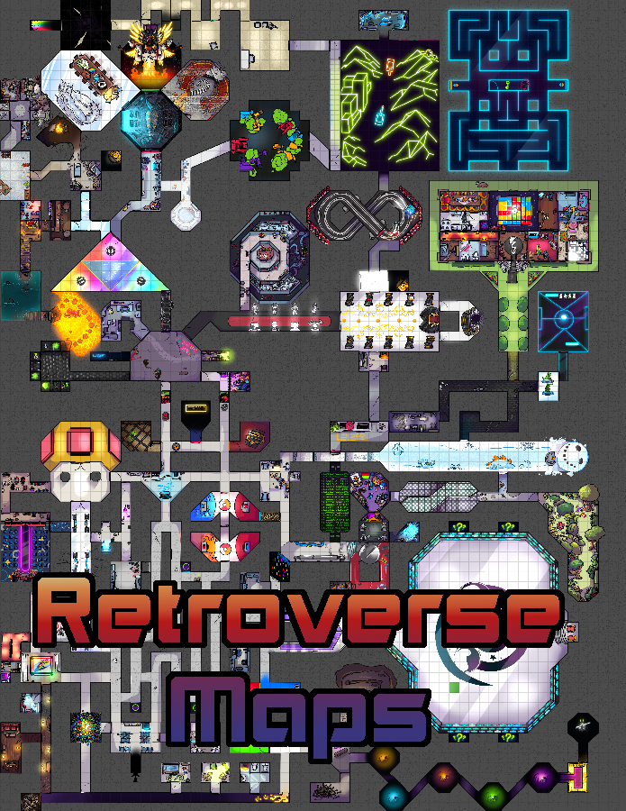 Retroverse Maps - Lasers & Liches | Lasers & Liches | DriveThruRPG
