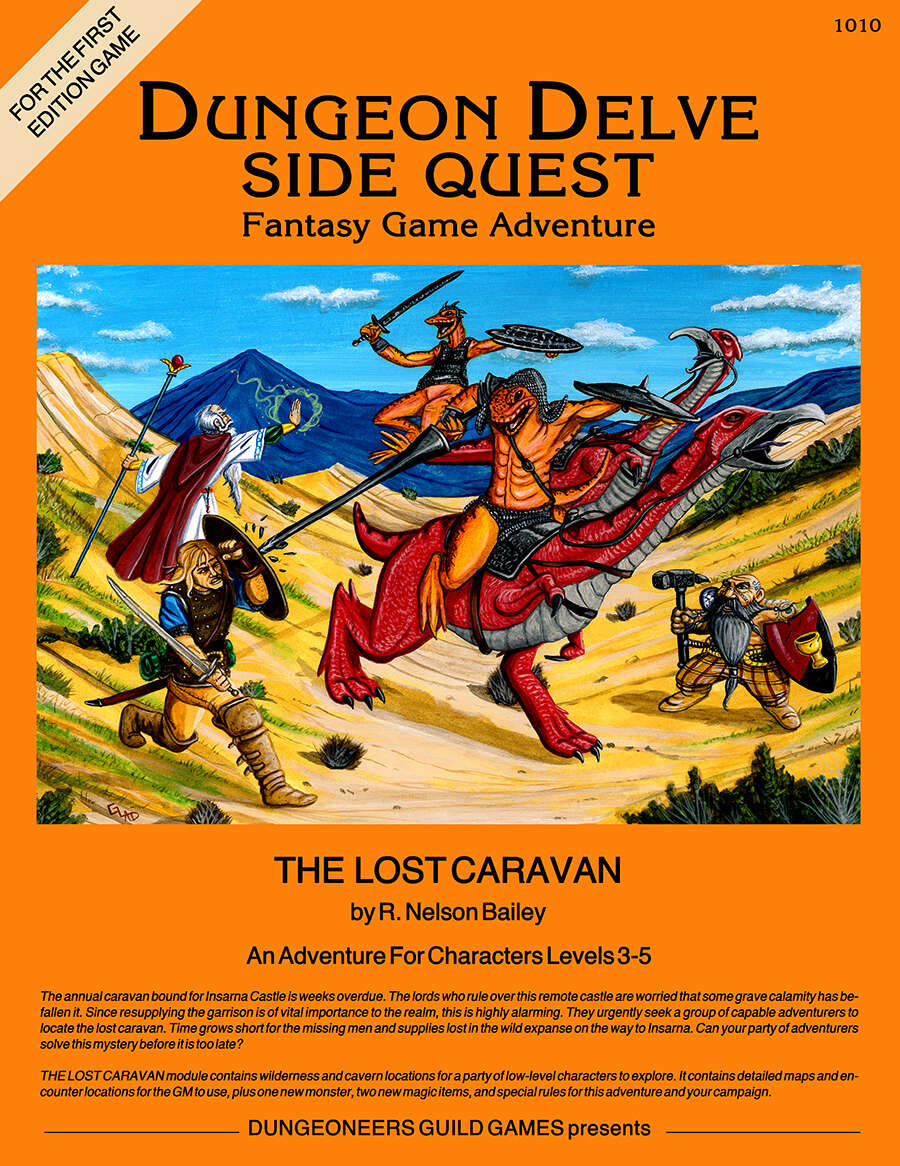 The Lost Caravan (DUNGEON DELVE SIDE QUEST #2) - Dungeoneers Guild Games | DriveThruRPG