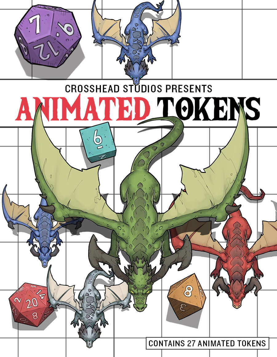 Crosshead's Animated Tokens - Characters vol.3 - Crosshead | DriveThruRPG