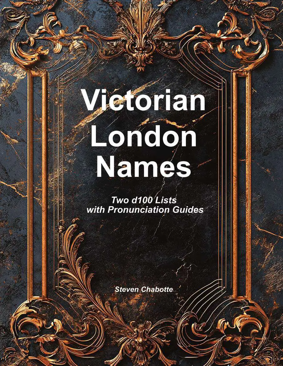 Victorian London Names - 100 Men and 100 Women with Pronunciation Guide ...