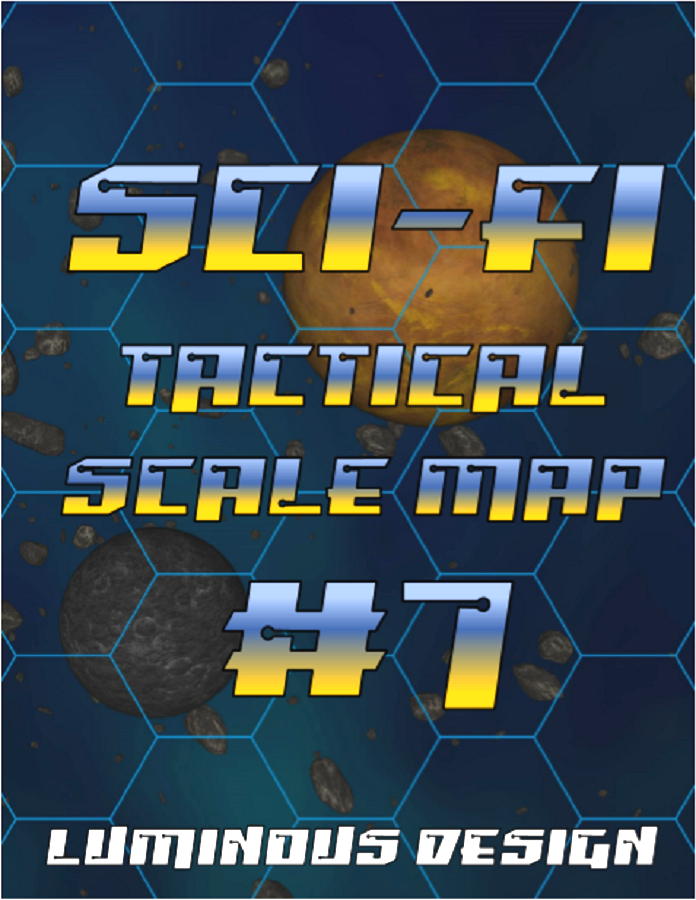 Sci-fi Tactical Scale Map #7 - Luminous Design | DriveThruRPG