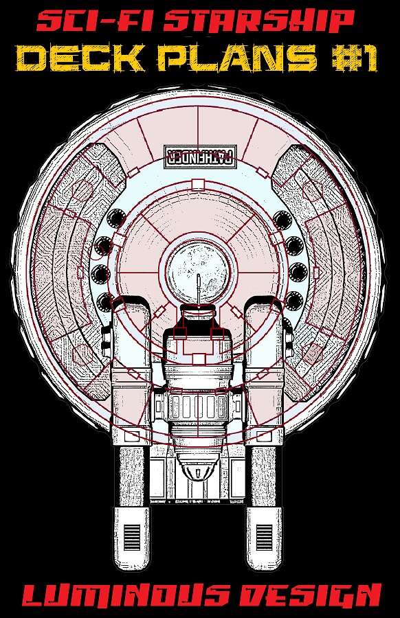 (DIY: GM Tools) Sci-fi Starship Deck Plans #1 - Luminous Design ...