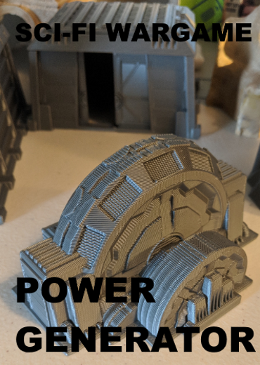 Sci Fi Wargaming - Power Generator - Badger 3D | DriveThruRPG