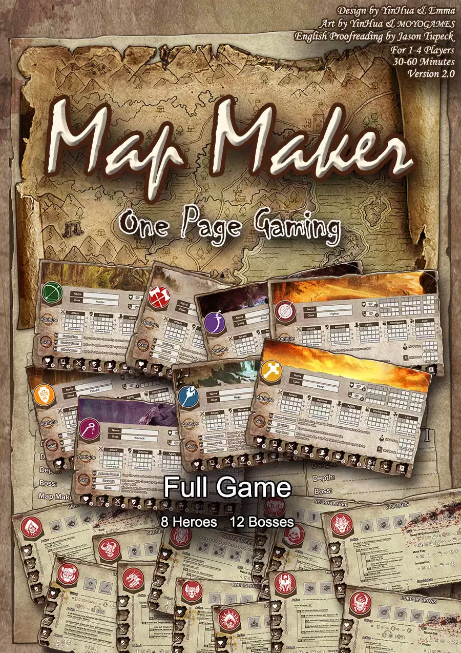 Map Maker - One Page Gaming | DriveThruRPG