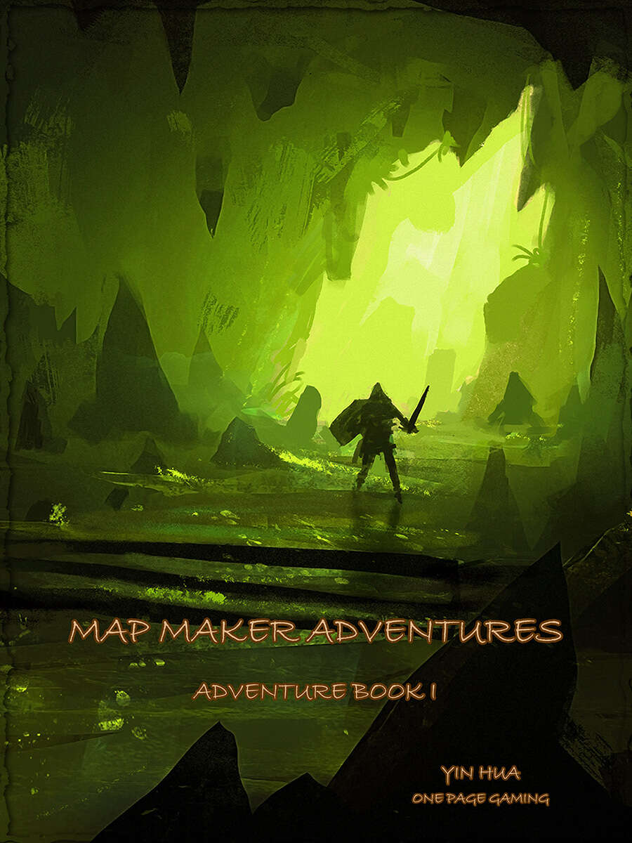Map Maker Adventures - Adventure Book I - One Page Gaming | DriveThruRPG