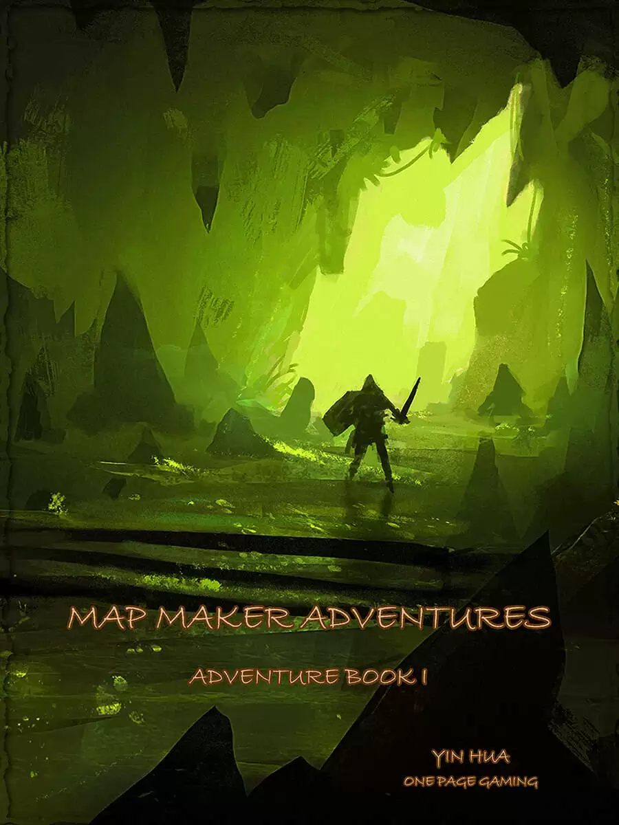 Map Maker Adventures - Adventure Book I - One Page Gaming | DriveThruRPG