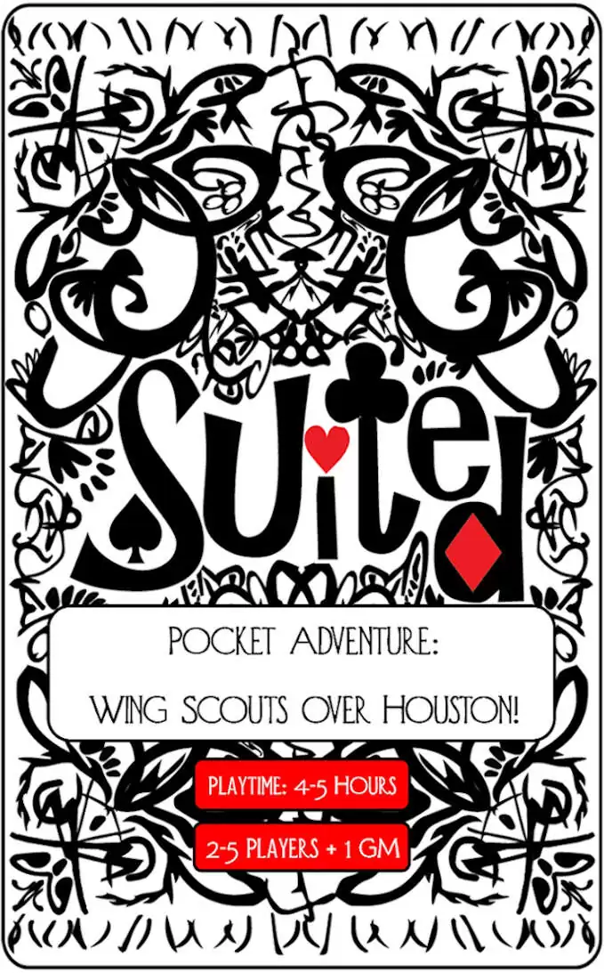 Suited Pocket Adventure: Wing Scouts over Houston - Escape Box Games ...