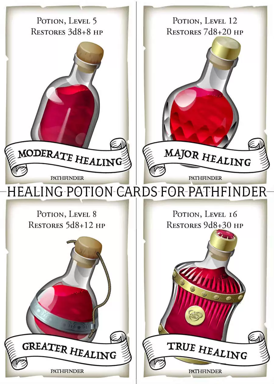 Pathfinder 2e Healing Potion