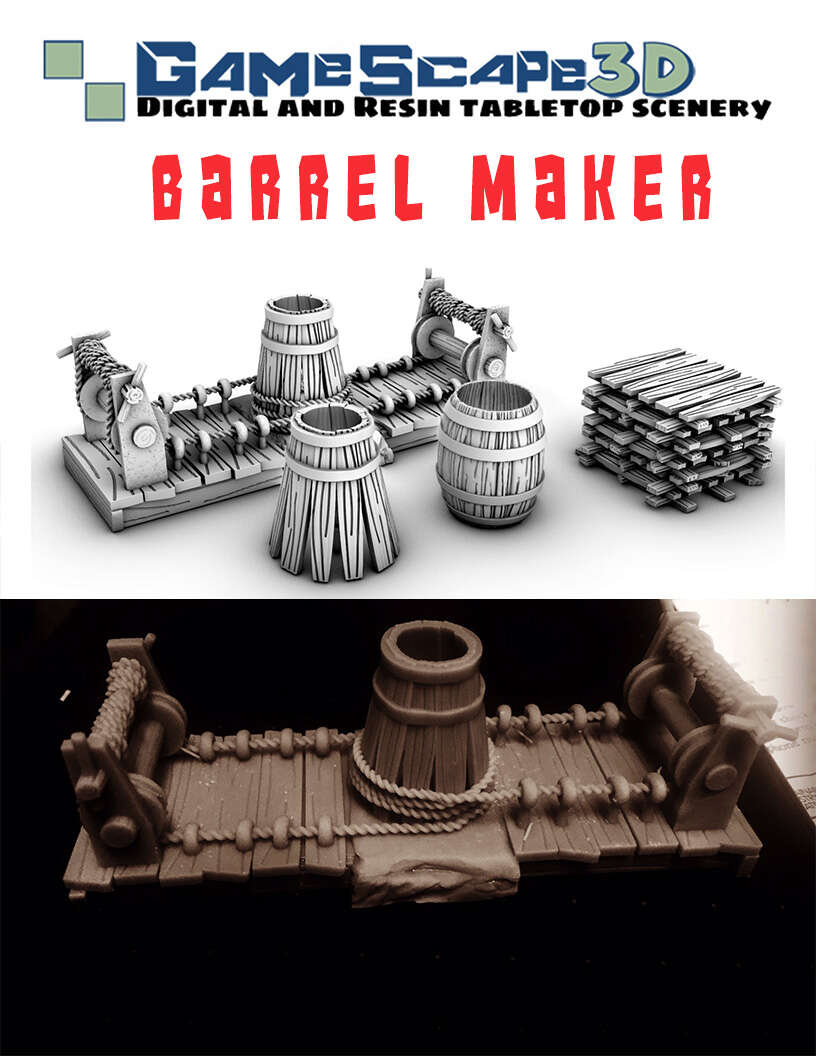 Barrel Maker Work Site - GameScape3D | DriveThruRPG