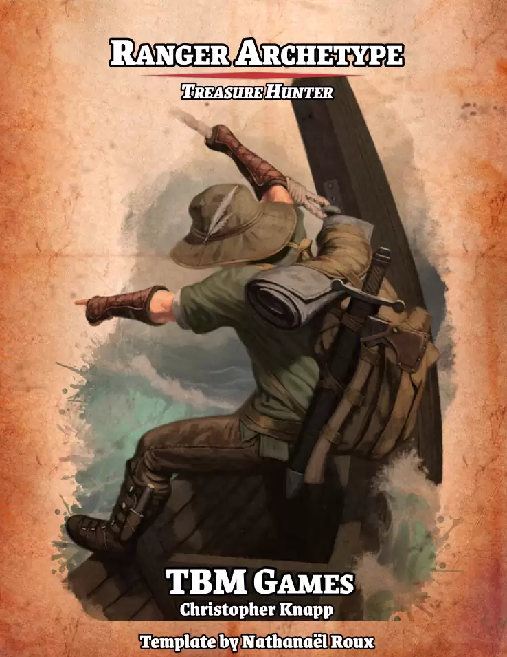 Ranger Archetype - Treasure Hunter - TBM Games | DriveThruRPG
