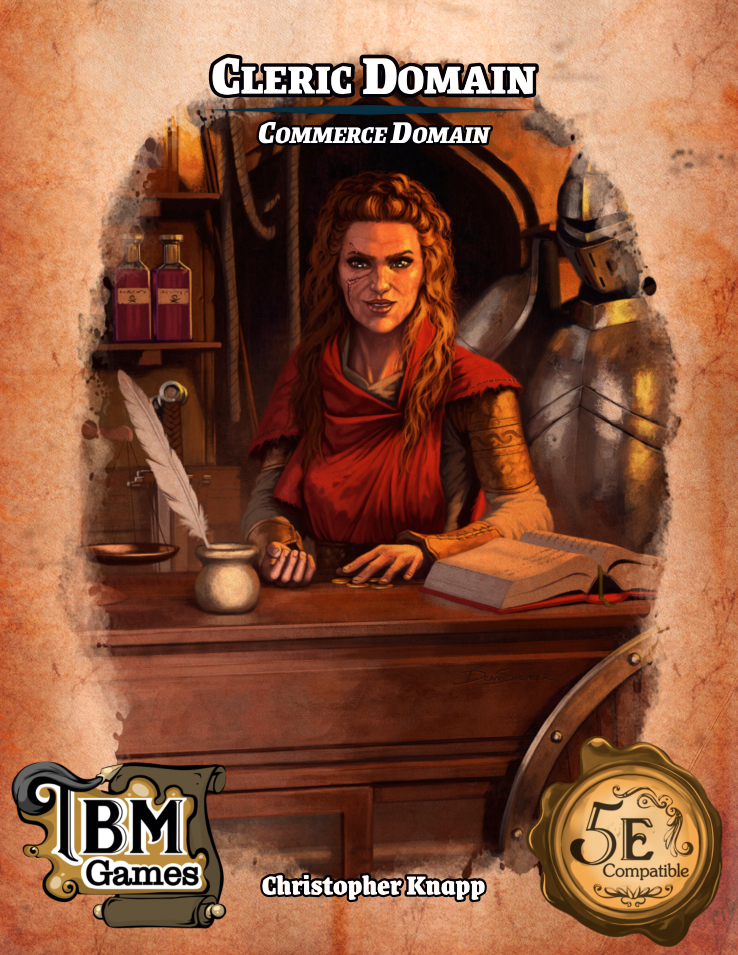 Cleric Domain - Commerce Domain - TBM Games | DriveThruRPG