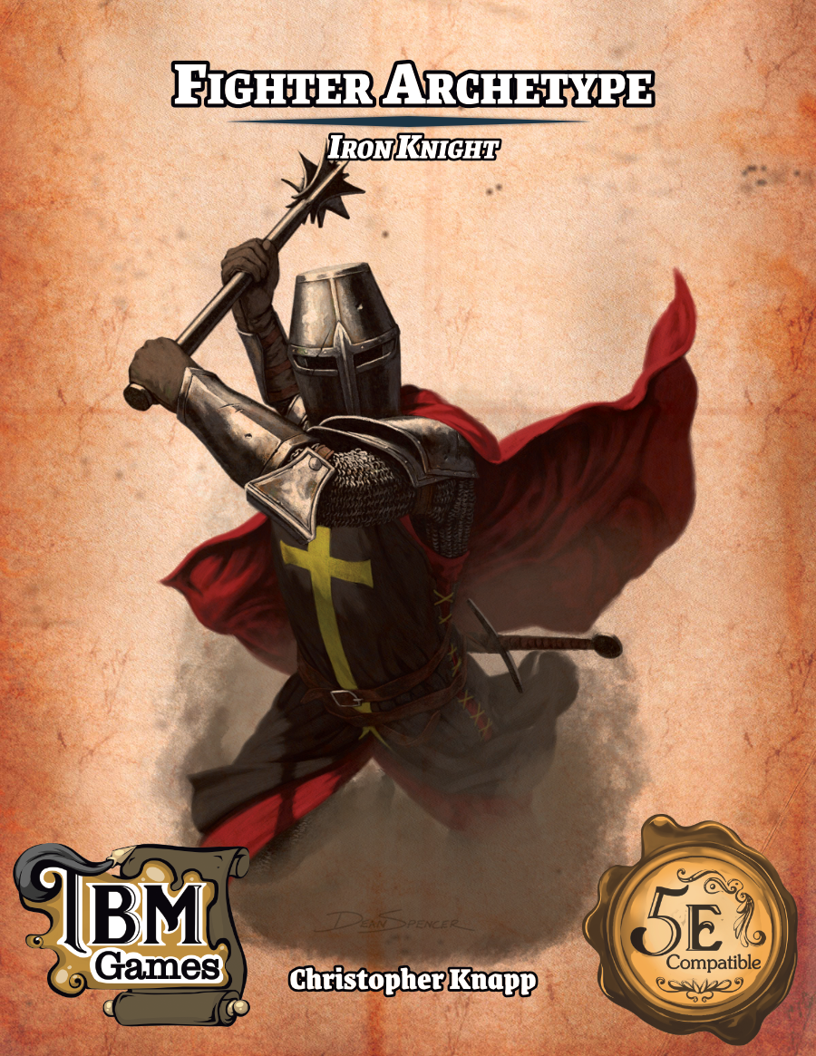 Fighter Archetype - Iron Knight - TBM Games | DriveThruRPG
