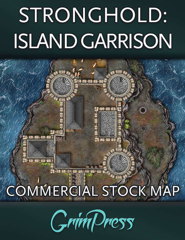 {Commercial} Stock Map: Stronghold - Island Garrison - Grim Press ...