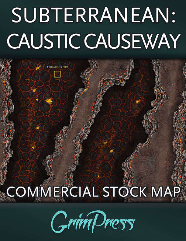 {Commercial} Stock Map: Subterranean - Caustic Causeway - Grim Press ...