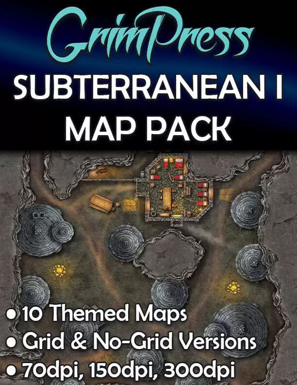 Unbound Atlas Map Pack - Subterranean I - Grim Press | Unbound Atlas ...
