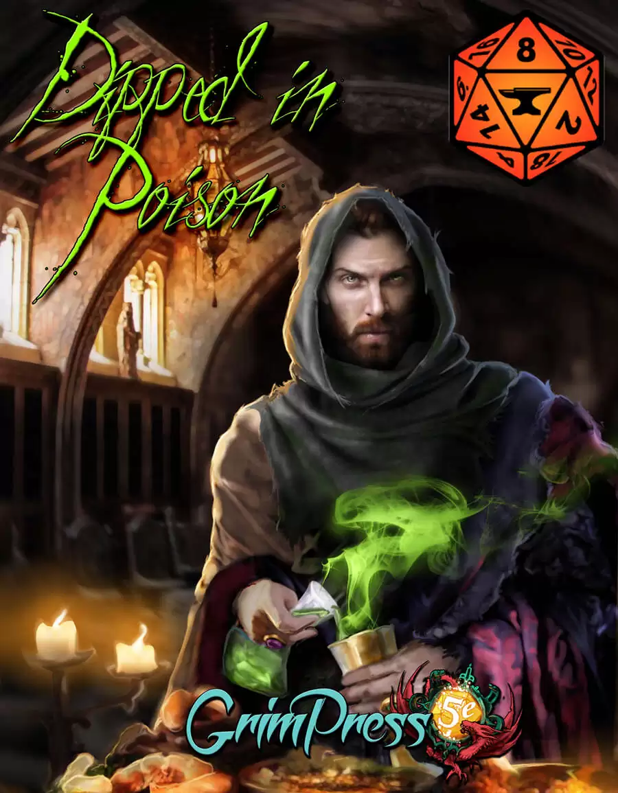 {foundry Vtt} Dipped In Poison Grim Press Foundry Vtt Drivethrurpg