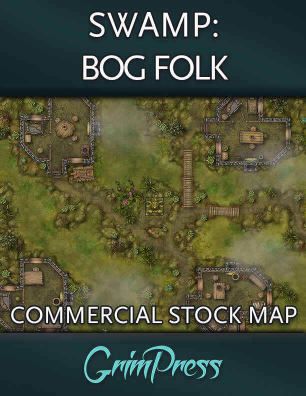 {Commercial} Stock Map: Swamp - Bog Folk - Grim Press | Publisher ...
