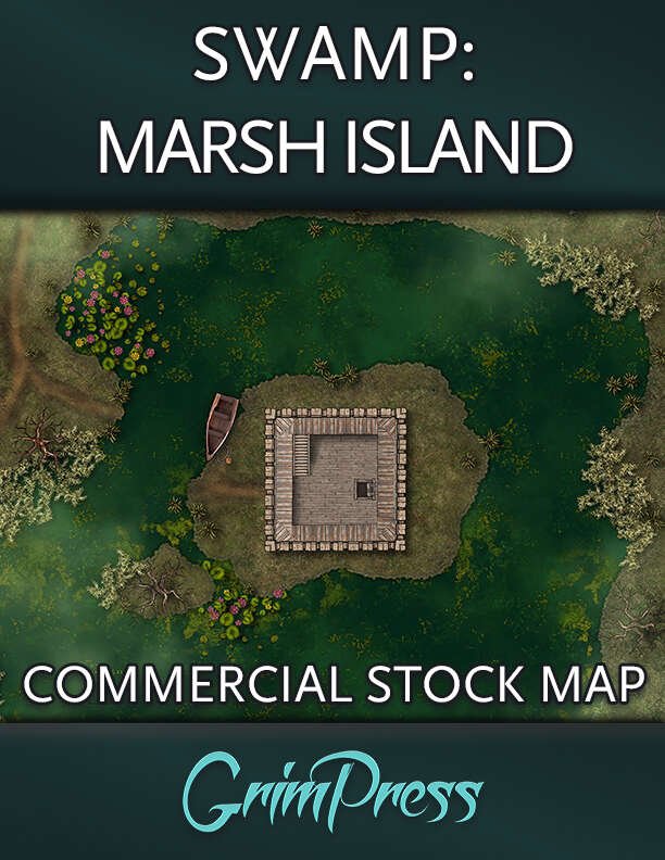 {Commercial} Stock Map: Swamp - Marsh Island - Grim Press | Publisher ...