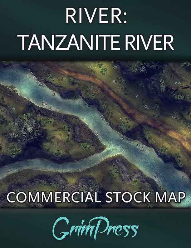 {Commercial} Stock Map: River - Tanzanite River - Grim Press ...