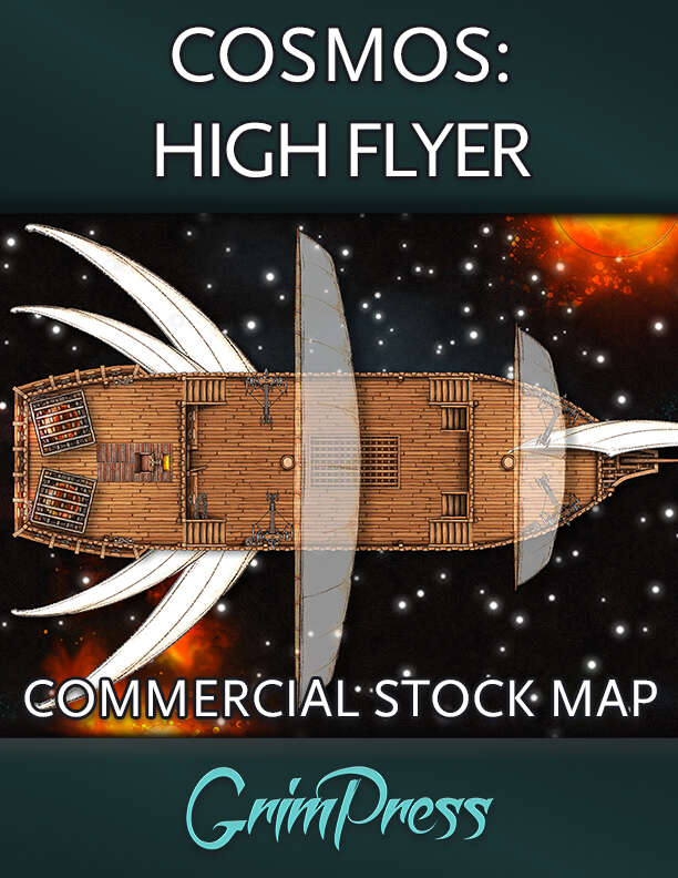 {Commercial} Stock Map: Cosmos - High Flyer - Grim Press | Publisher ...
