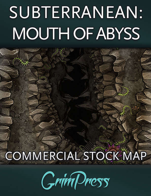 {Commercial} Stock Map: Subterranean - Mouth of Abyss - Grim Press ...