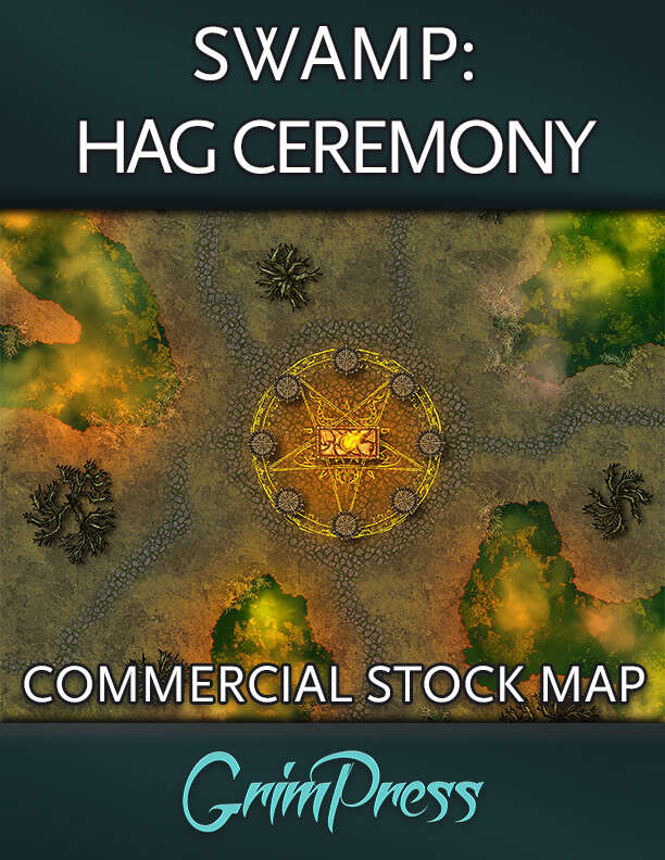 {Commercial} Stock Map: Swamp - Hag Ceremony - Grim Press | Publisher ...