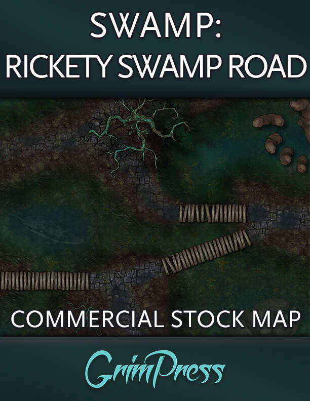 {Commercial} Stock Map: Swamp - Rickety Swamp Road - Grim Press ...