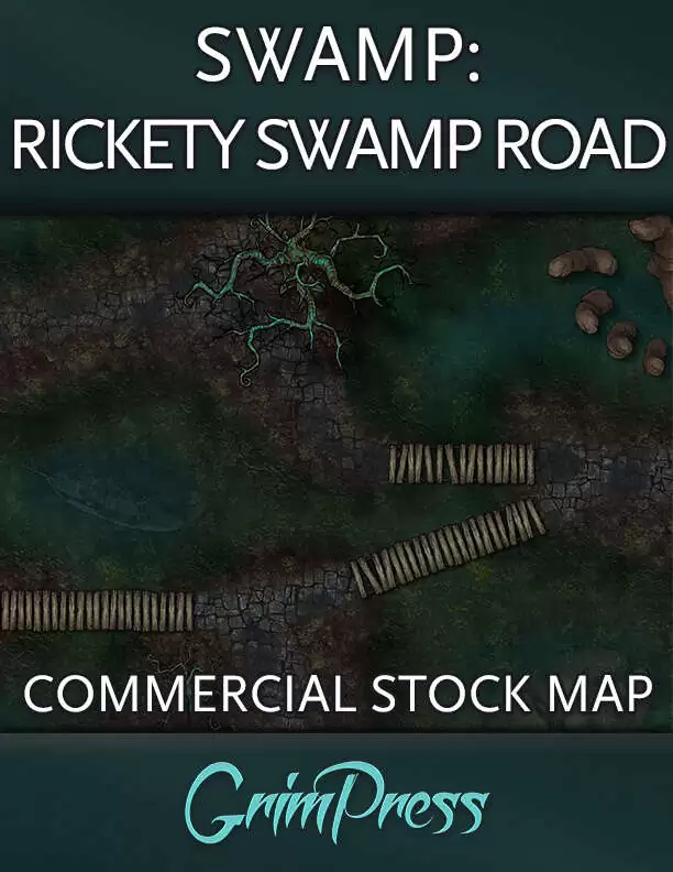 {Commercial} Stock Map: Swamp - Rickety Swamp Road - Grim Press ...