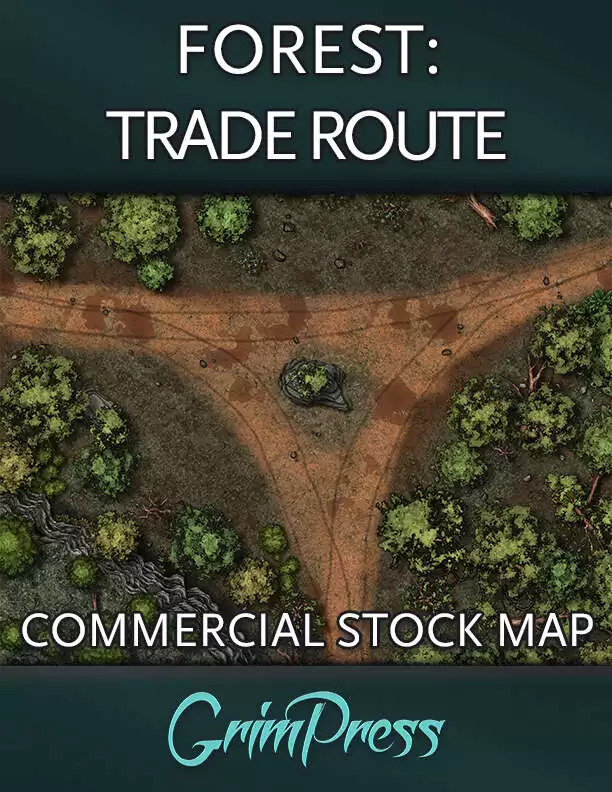 {Commercial} Stock Map: Forest - Trade Route - Grim Press | Publisher ...