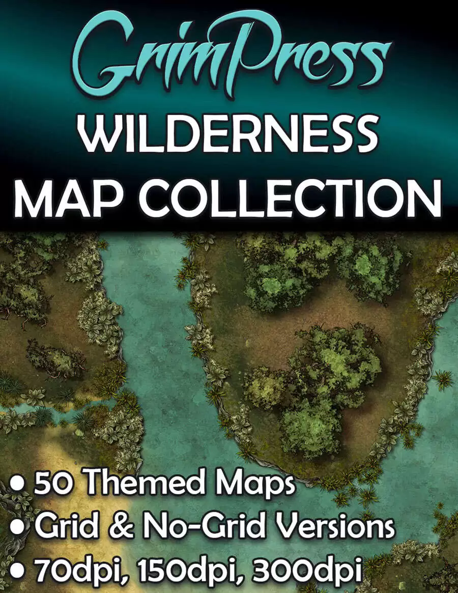 Map Collection - Wilderness [BUNDLE] - Grim Press | Product Bundles ...