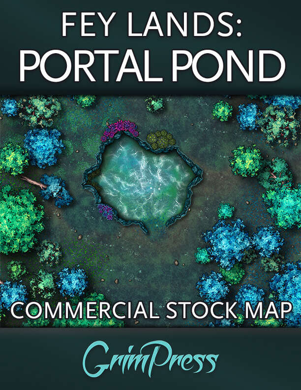 {Commercial} Stock Map: Fey Lands - Portal Pond - Grim Press ...