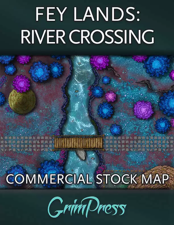 {Commercial} Stock Map: Fey Lands - River Crossing - Grim Press ...