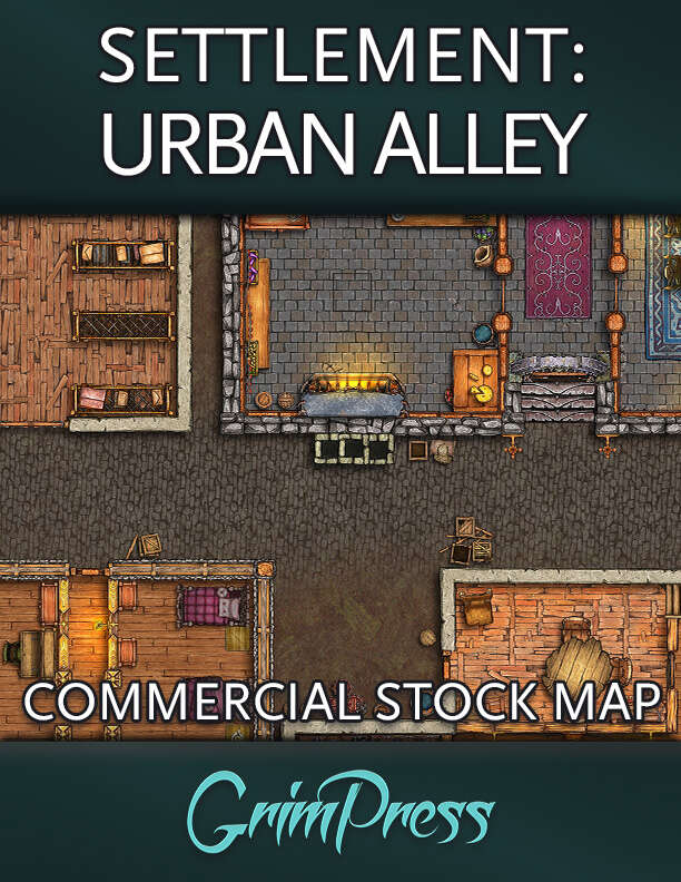 {Commercial} Stock Map: Settlement - Urban Alley - Grim Press ...