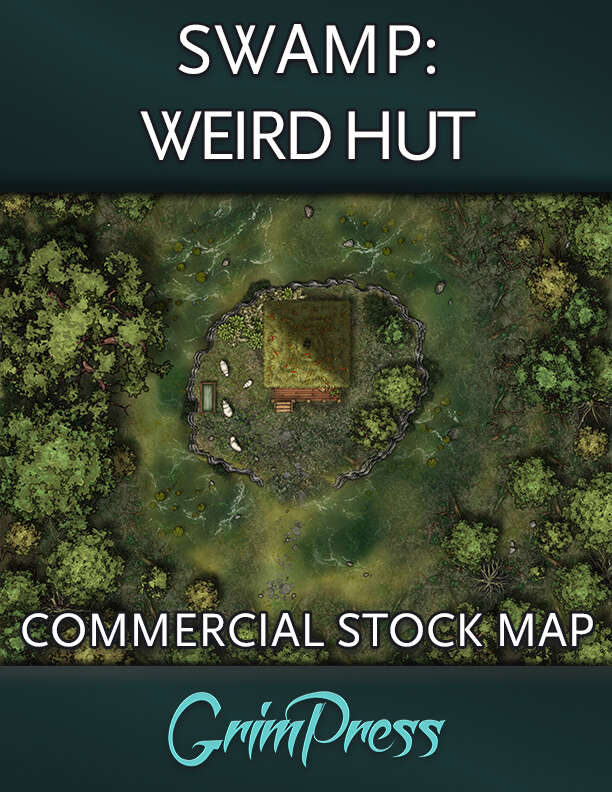 {Commercial} Stock Map: Swamp - Weird Hut - Grim Press | Publisher ...