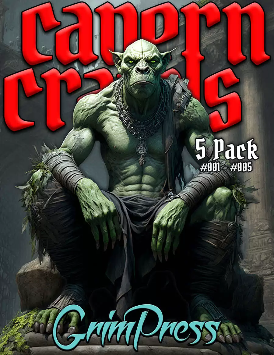 Cavern Crawls Pack (#001 - #005) [BUNDLE] - Grim Press | DnD5e Compatible | Product Bundles ...