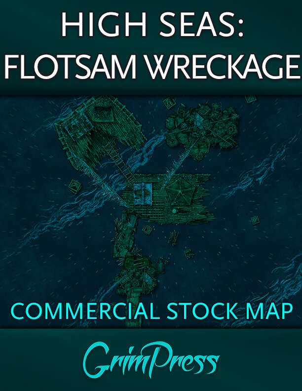 {Commercial} Stock Map: High Seas - Flotsam Wreckage - Grim Press ...