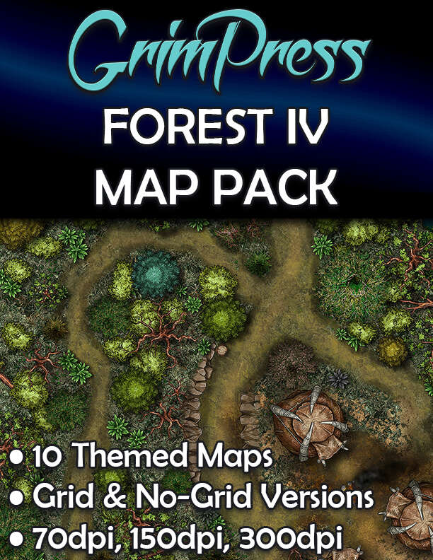 Unbound Atlas Map Pack - Forest IV - Grim Press | Unbound Atlas ...