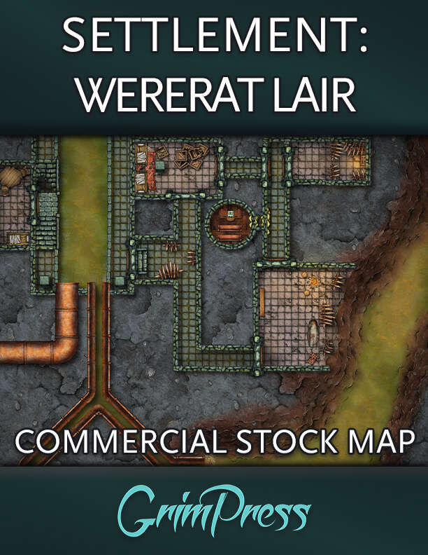 {Commercial} Stock Map: Settlement - Wererat Lair - Grim Press ...