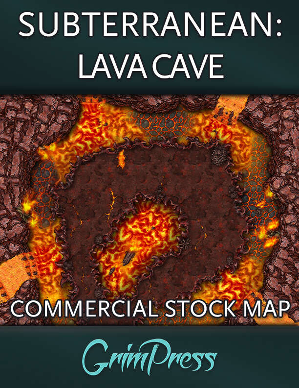 {Commercial} Stock Map: Subterranean - Lava Cave - Grim Press ...