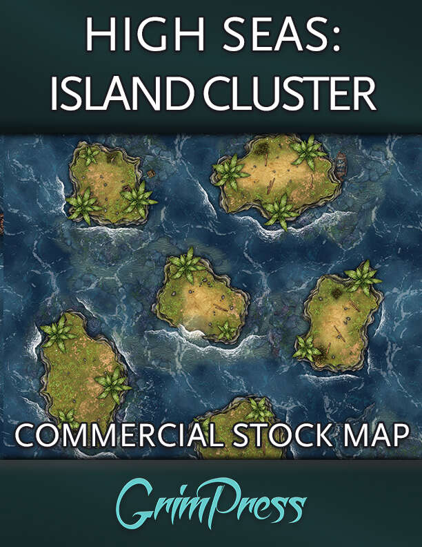 {Commercial} Stock Map: High Seas - Island Cluster - Grim Press ...