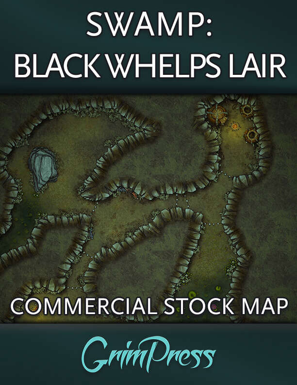 {Commercial} Stock Map: Swamp - Black Whelps Lair - Grim Press ...