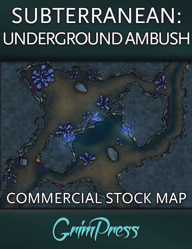 {Commercial} Stock Map: Subterranean - Underground Ambush - Grim Press ...