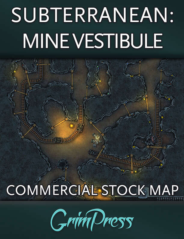 {Commercial} Stock Map: Subterranean - Mine Vestibule - Grim Press ...