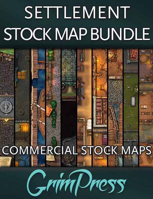 {Commercial} Stock Maps - SETTLEMENT Commercial Compilation [BUNDLE] - Grim Press | Publisher ...