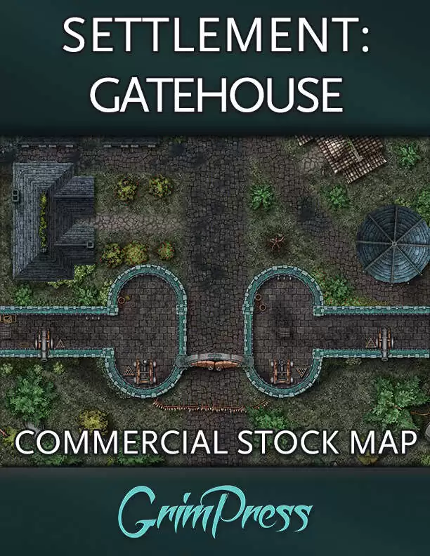 {Commercial} Stock Map: Settlement - Gatehouse - Grim Press | Publisher ...