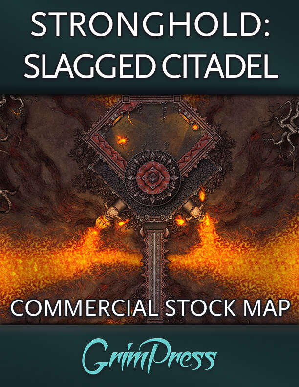 {Commercial} Stock Map: Stronghold - Slagged Citadel - Grim Press ...