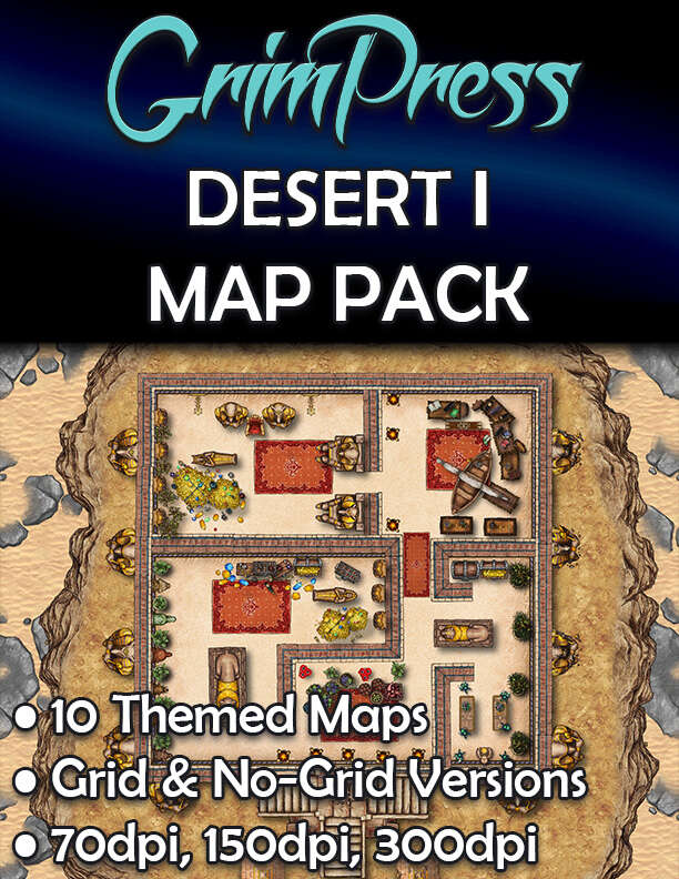 Unbound Atlas Map Pack - Desert I - Grim Press | Unbound Atlas ...